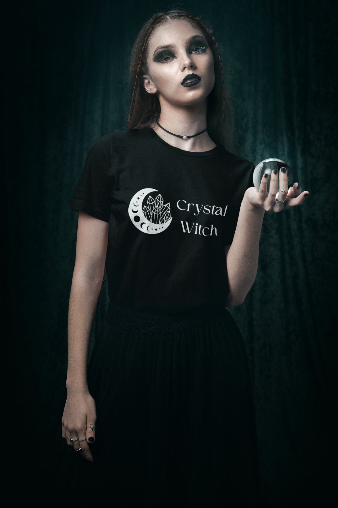 Crystal Witch Tshirt | Crystal Witch Shirt | Witchy Clothes ...