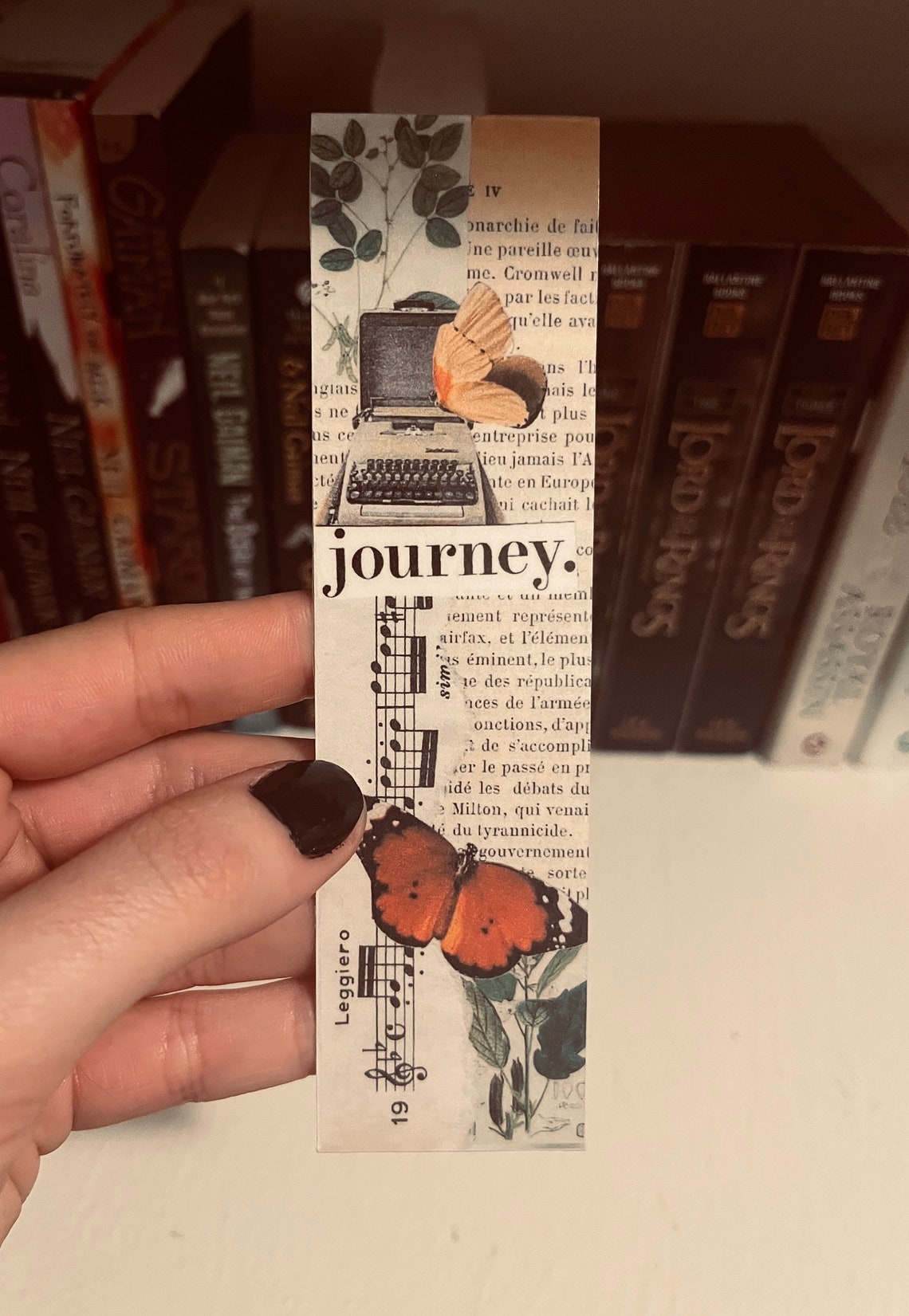 JOURNEY - Handmade Laminated Bookmark Print - Etsy