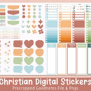 Christian Digital Planner Stickers: Faith Journaling (goodnotes, PNG ...