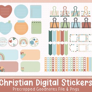 Christian Digital Planner Stickers: Faith Journaling (goodnotes, PNG ...