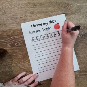 I Know My Abcs Worksheet - Preschool Abcs - Downloadable Student ...