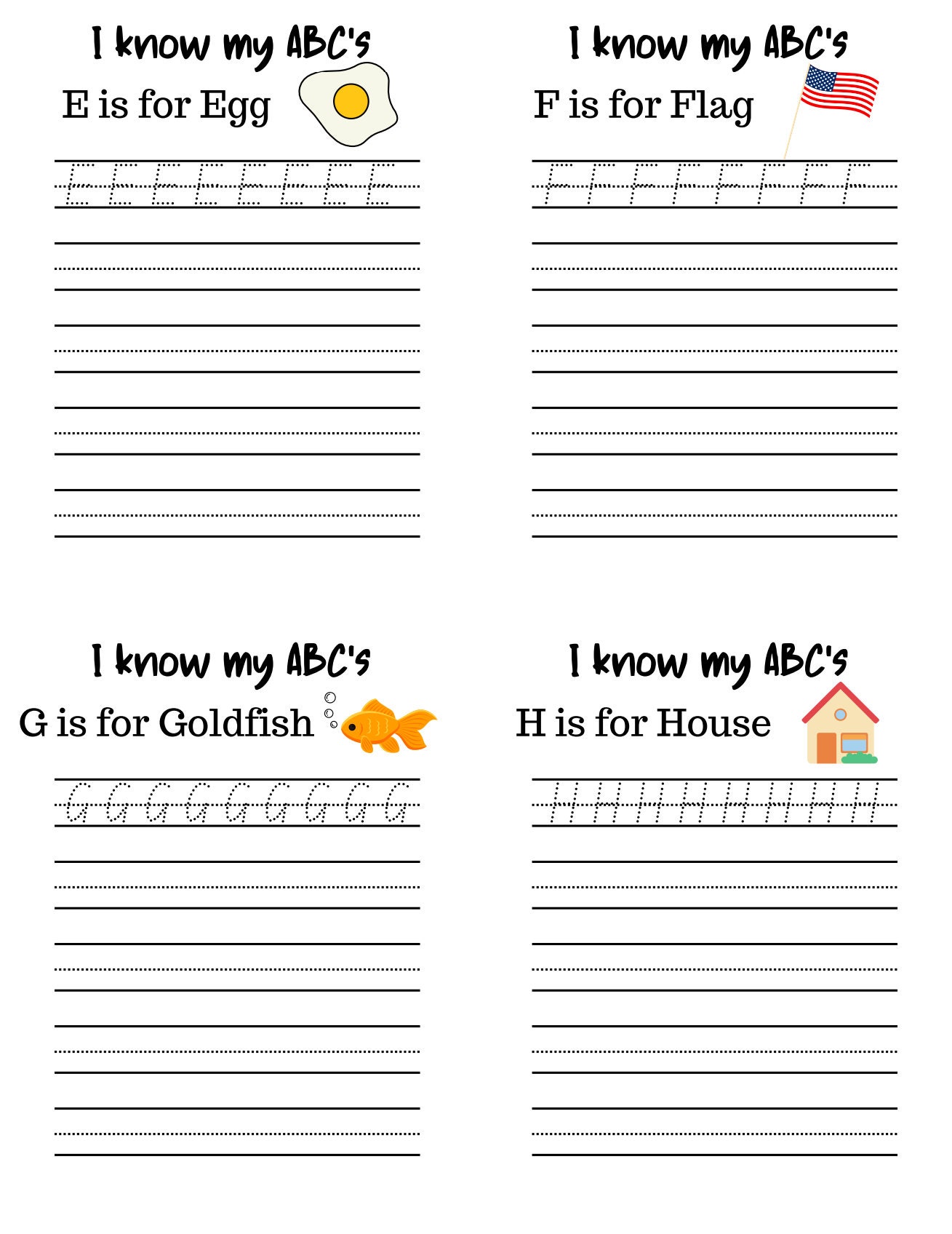 I Know My Abcs Worksheet Preschool Abcs Downloadable Student Worksheet ...