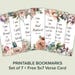 Printable Bible Verse Bookmarks Set of Seven - the I Am Statements of ...