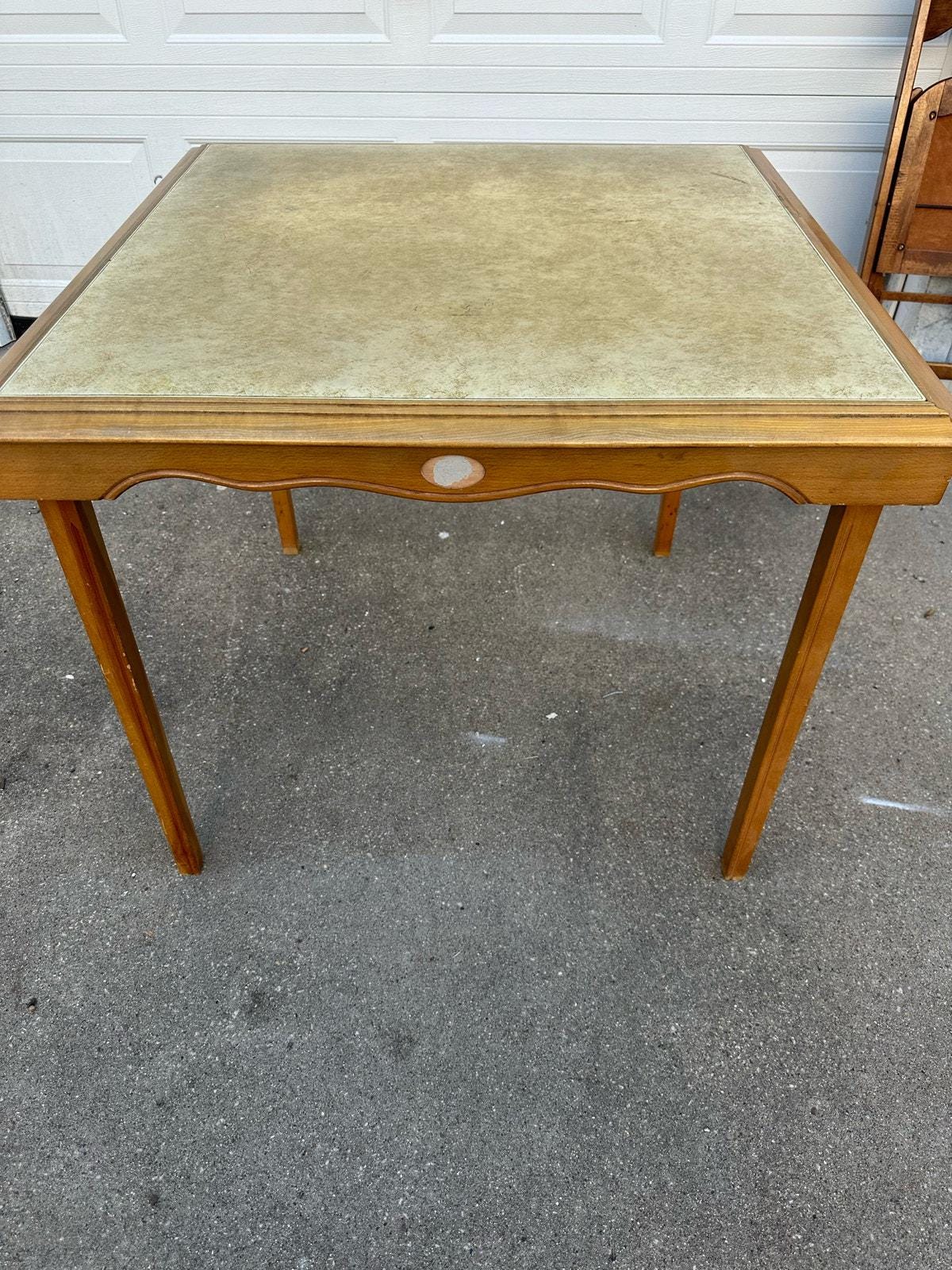 Leg-o-matic Co, Folding, Wood, Retro, MCM Table, Card Table - Etsy