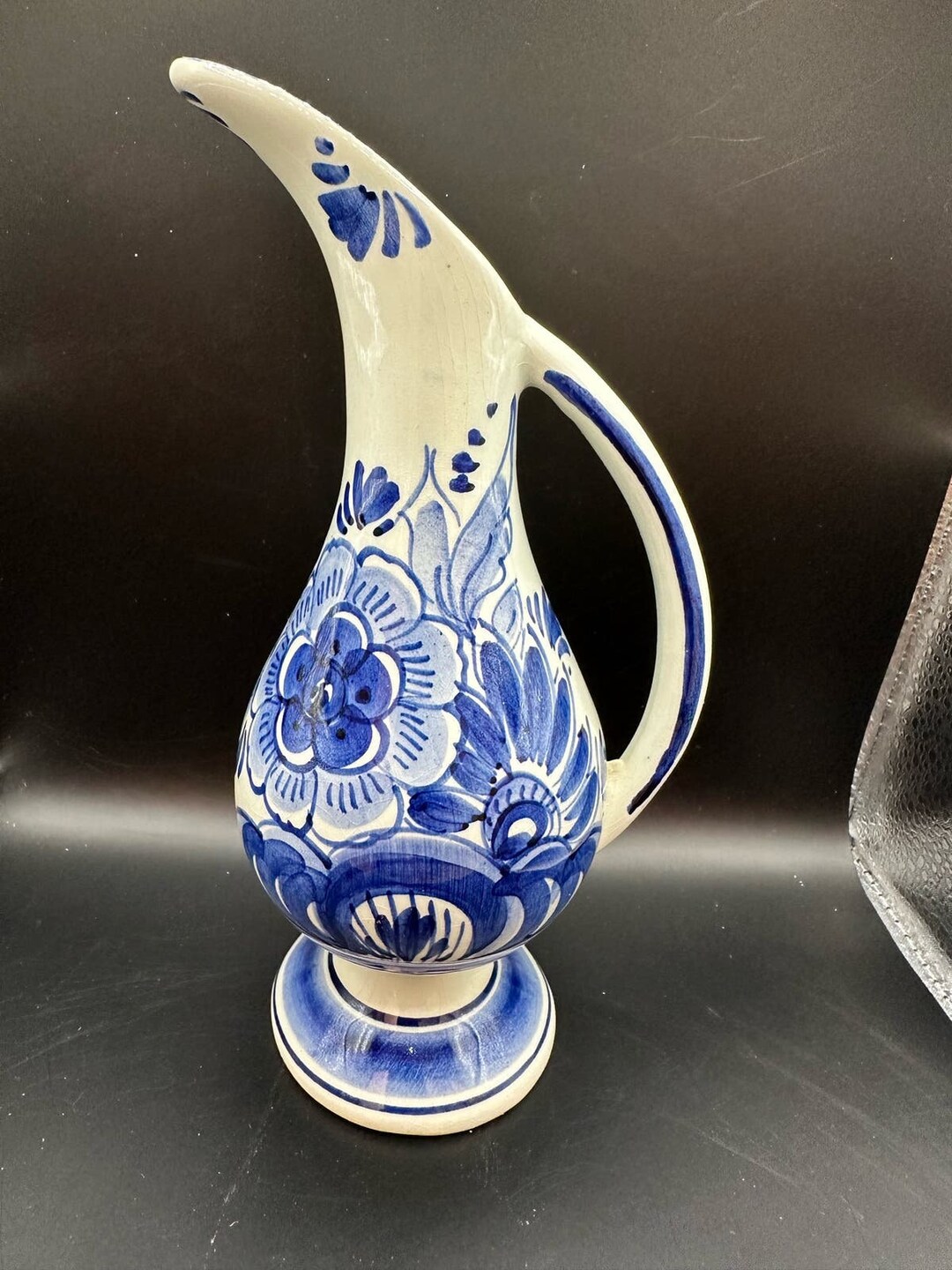 Vintage Delft Blue Jug, Made in Holland Hand Painted Jug, Vintage Delft ...