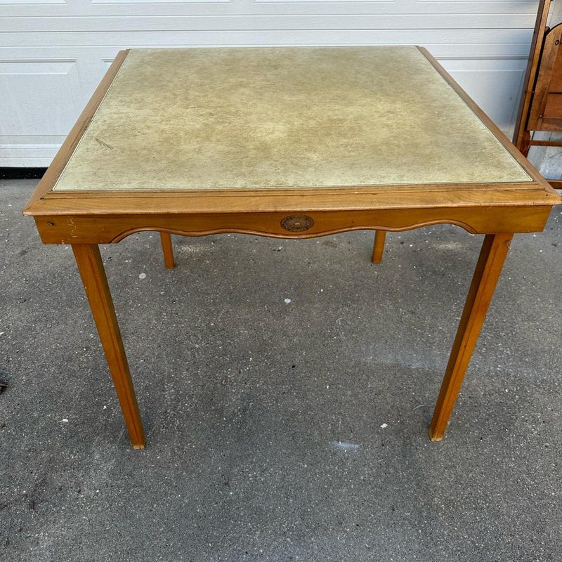 Wood Folding Table - Etsy