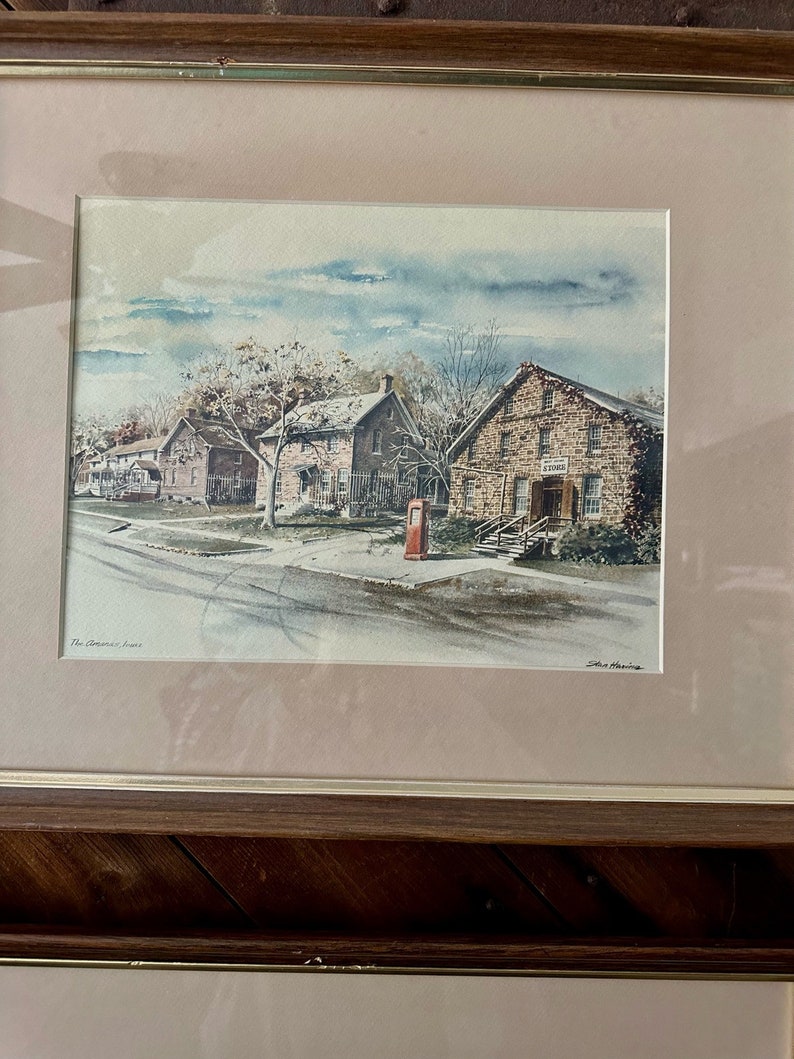 Watercolor Prints by Artist Stan Haring of Iowa City, Iowa. Amanas ...