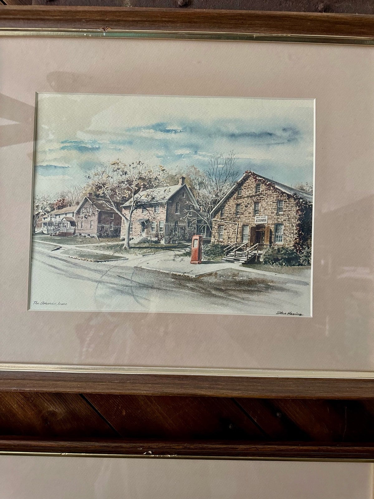 Watercolor Prints by Artist Stan Haring of Iowa City, Iowa. Amanas ...