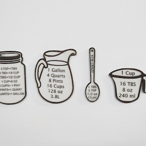 Kitchen Conversion Magnets Digital File - Etsy