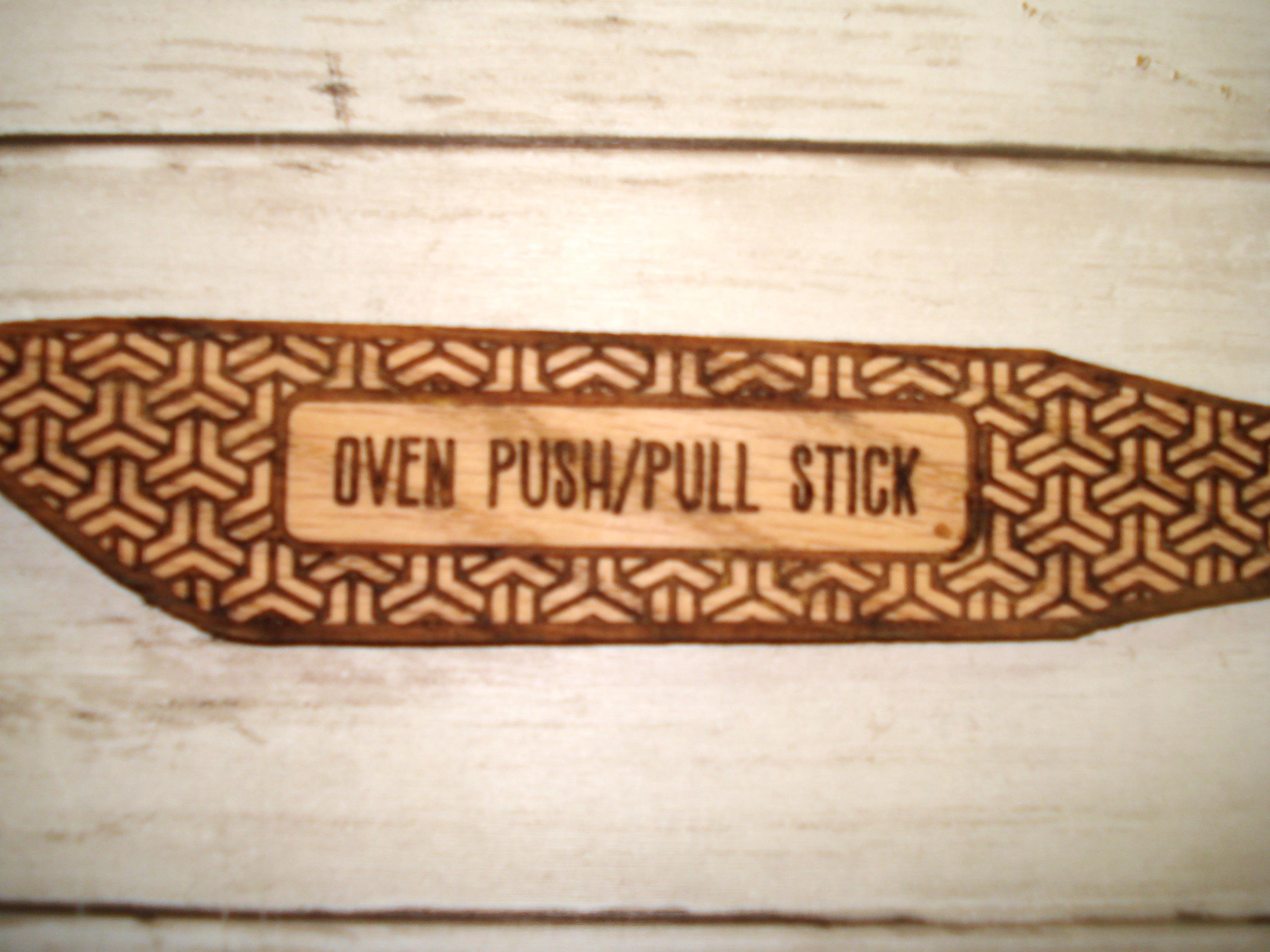 Oven Push/pull Stick V2 / Laser Cut Files / Baking Oven Rack Push Pull ...