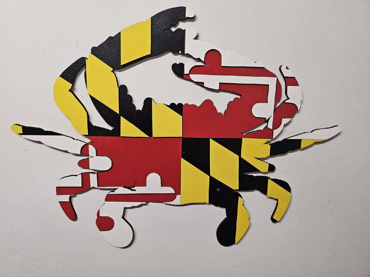 Maryland 3D Crab Flag Digital File! - Etsy