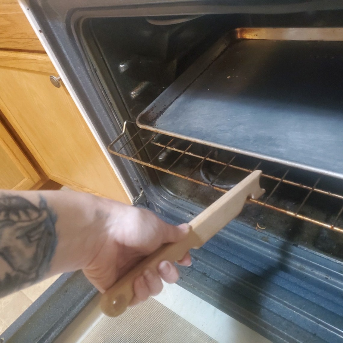 Oven Push/pull Stick V1 / Laser Cut Files / Baking Oven Rack Push Pull ...