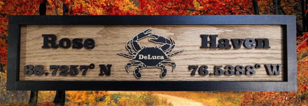 Personalized Coordinate Signs for Your Community - Etsy