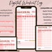 Workout Log Digital Workout Tracker Daily Workout Planner Weekly ...