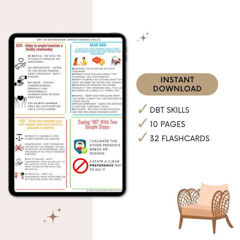 Dbt Flashcards Dbt Skills Dbt Regulation Skills Etsy