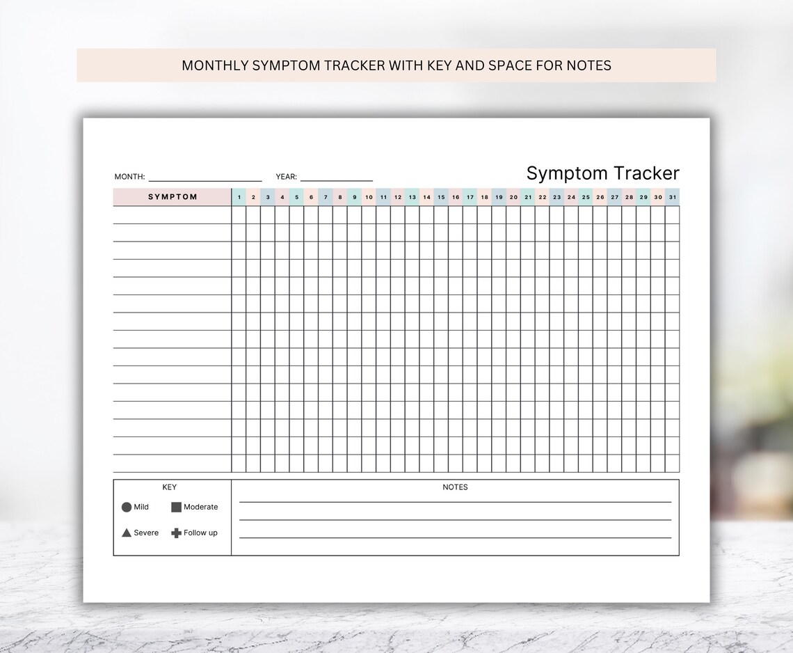 Medication Tracker Bundle, Monthly Medication Chart, Printable Medicine ...