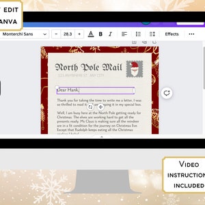 Letter From Santa, Santa Letter, Father Christmas Letter, Santa Claus ...