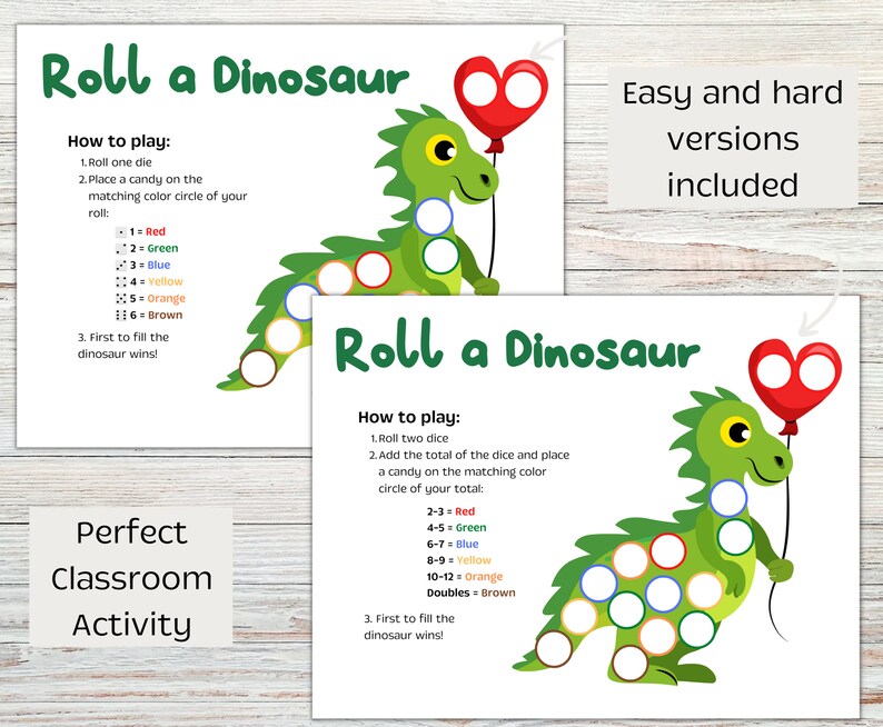 Dinosaur Valentine, Classroom Valentines, Candy Dice Game, Family ...