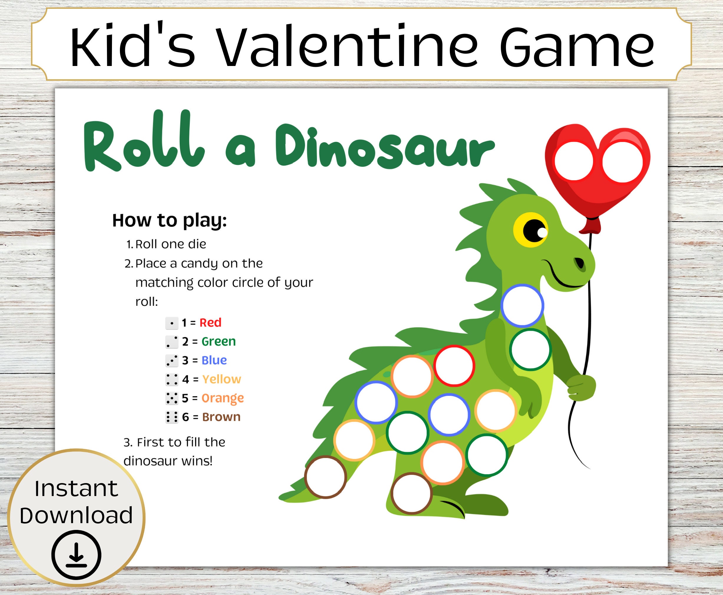 Dinosaur Valentine, Classroom Valentines, Candy Dice Game, Family ...