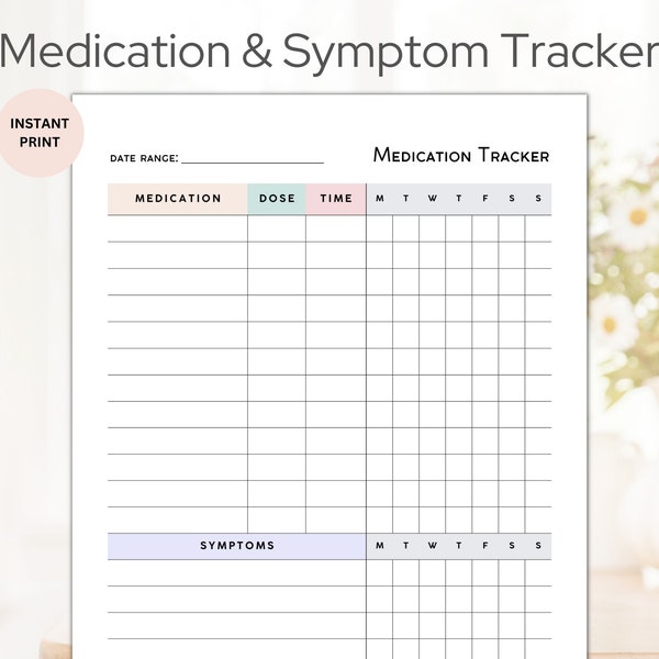 Editable Nurse Medication Chart - Etsy