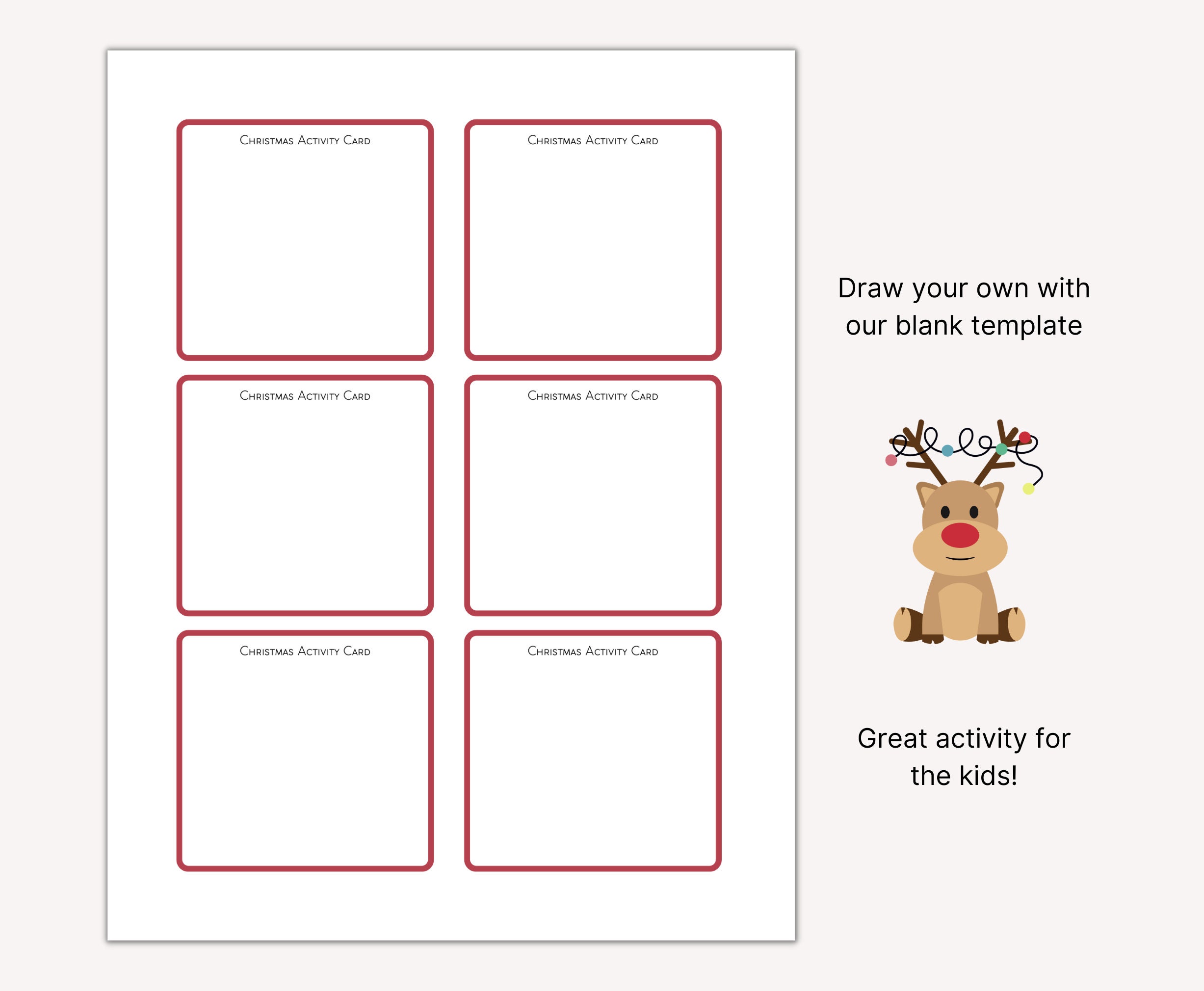 Editable Advent Calendar Activity Cards | Christmas Countdown | 36 ...