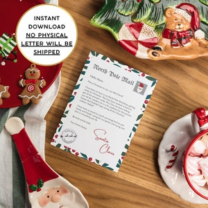 Letter From Santa, Santa Letter, Father Christmas Letter, From the Desk ...