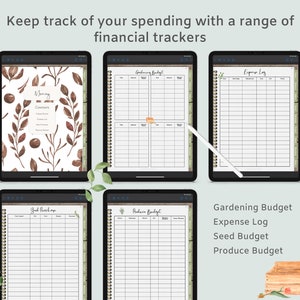 Digital Garden Planner, Gardening Journal Notebook, Plant Planner ...