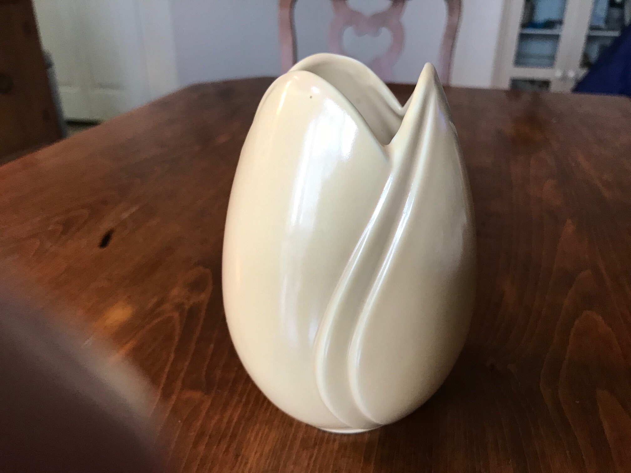 Antique Yellow Tulip Vase - Etsy