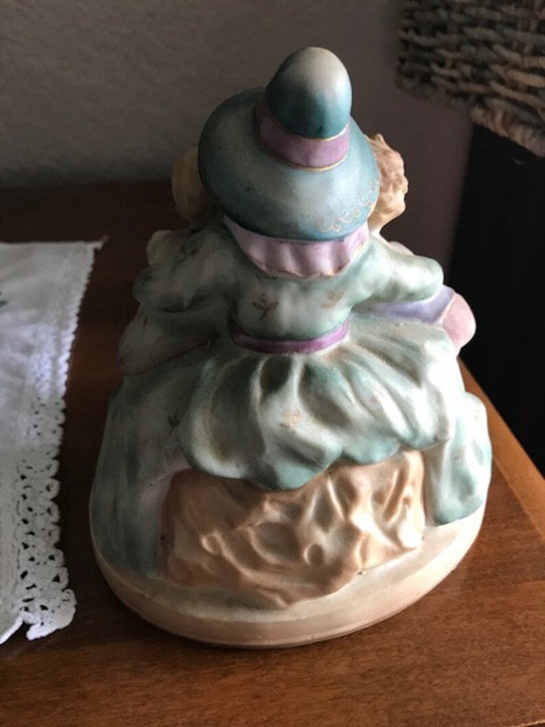 Vintage Mother Goose Figurine Reading to Children - Etsy