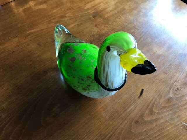 Vintage Murano Hand Blown Glass Duck - Etsy