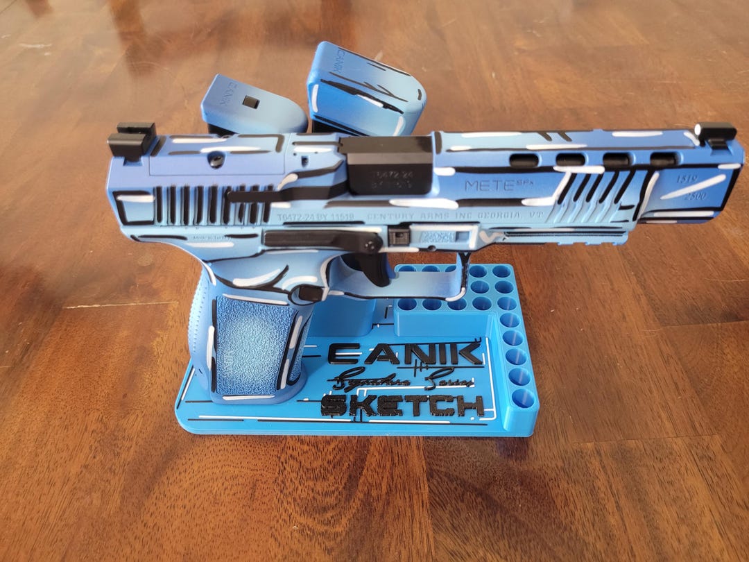 Gun Stand -- Canik METE Sfx Signature Series Sketch Display Stand - Etsy