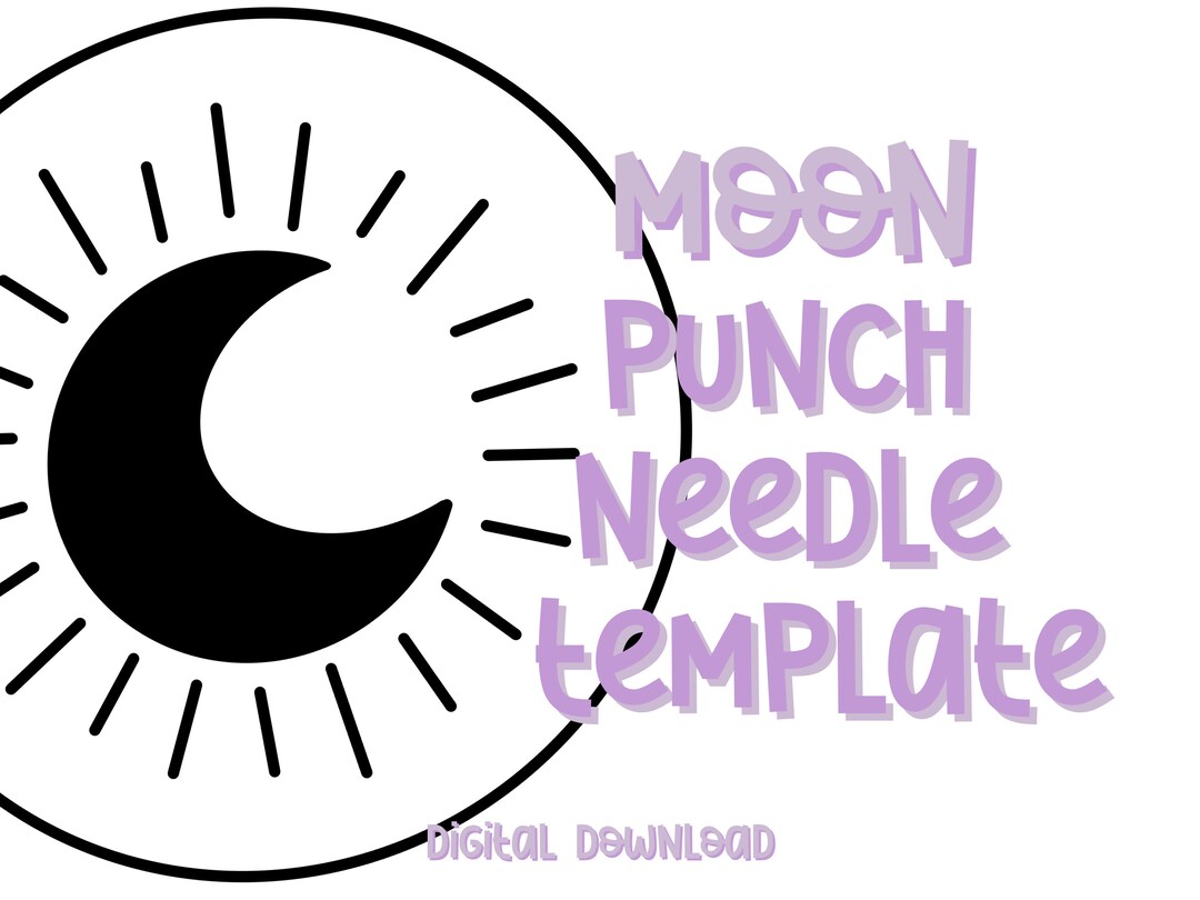 Punch Needle Template, Mug Rug, Punch Needle Pattern, Punch Needle ...