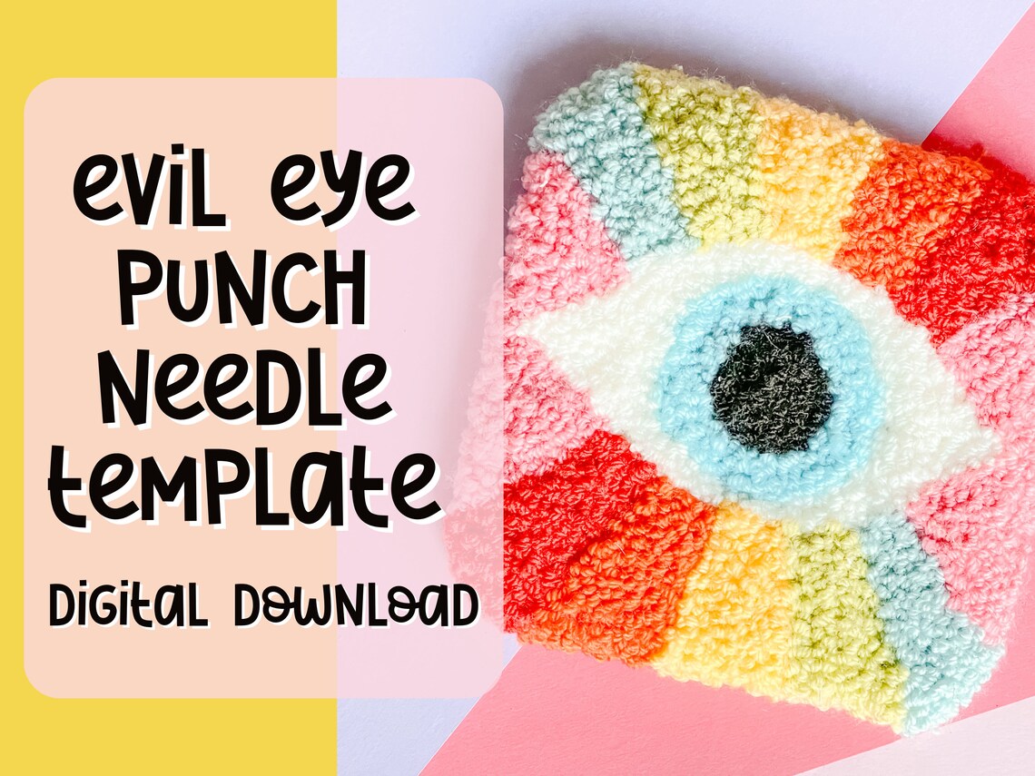 Punch Needle Template Mug Rug Punch Needle Pattern Punch - Etsy