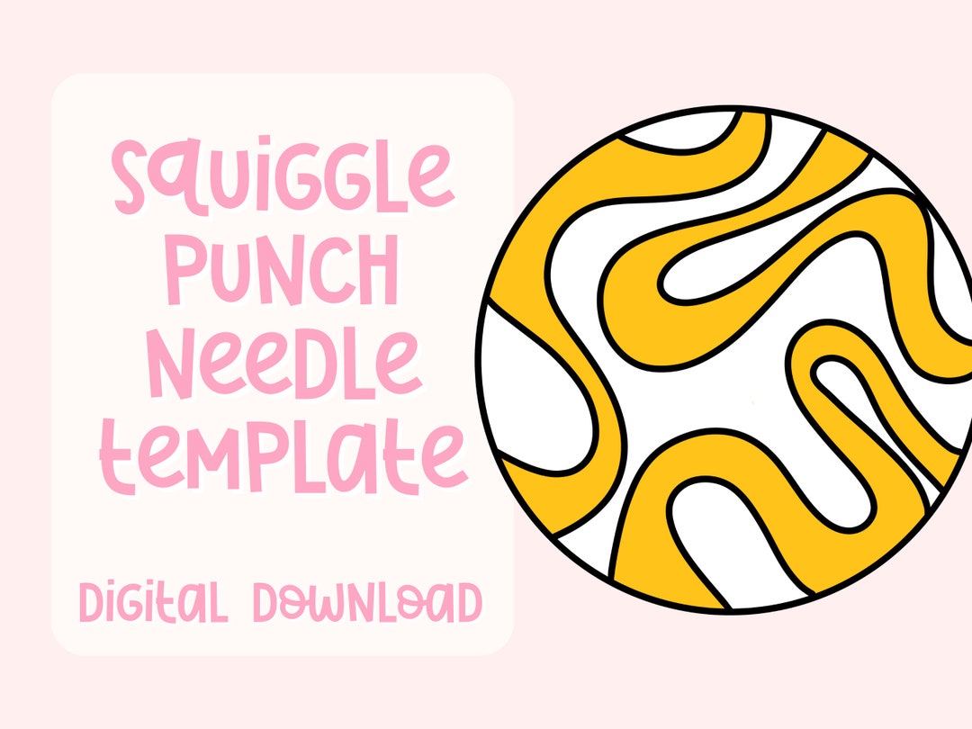 Punch Needle Template, Mug Rug, Punch Needle Pattern, Punch Needle ...