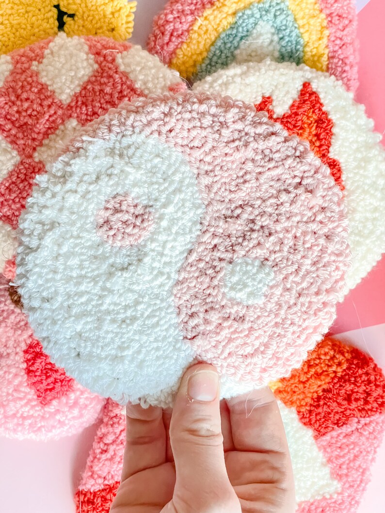 Punch Needle Template Mug Rug Punch Needle Pattern Punch - Etsy