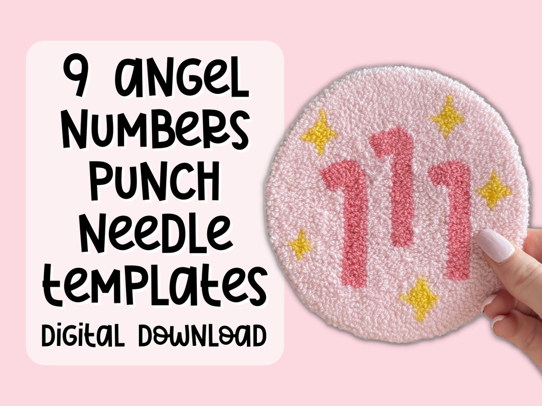 Punch Needle Template, Mug Rug, Punch Needle Pattern, Punch Needle ...