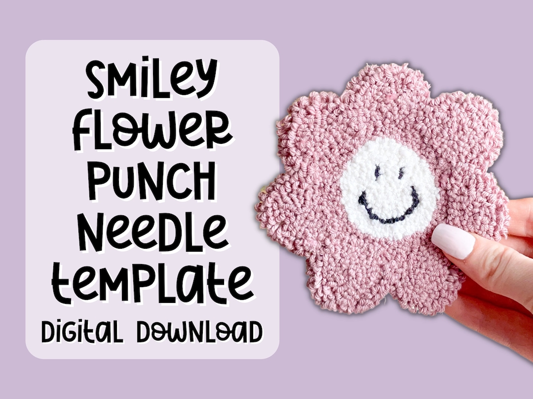 Punch Needle Template, Mug Rug, Punch Needle Pattern, Punch Needle ...