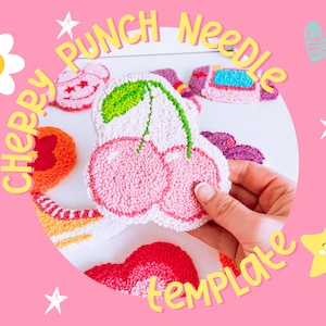 Punch Needle Template, Mug Rug, Punch Needle Pattern, Punch Needle ...