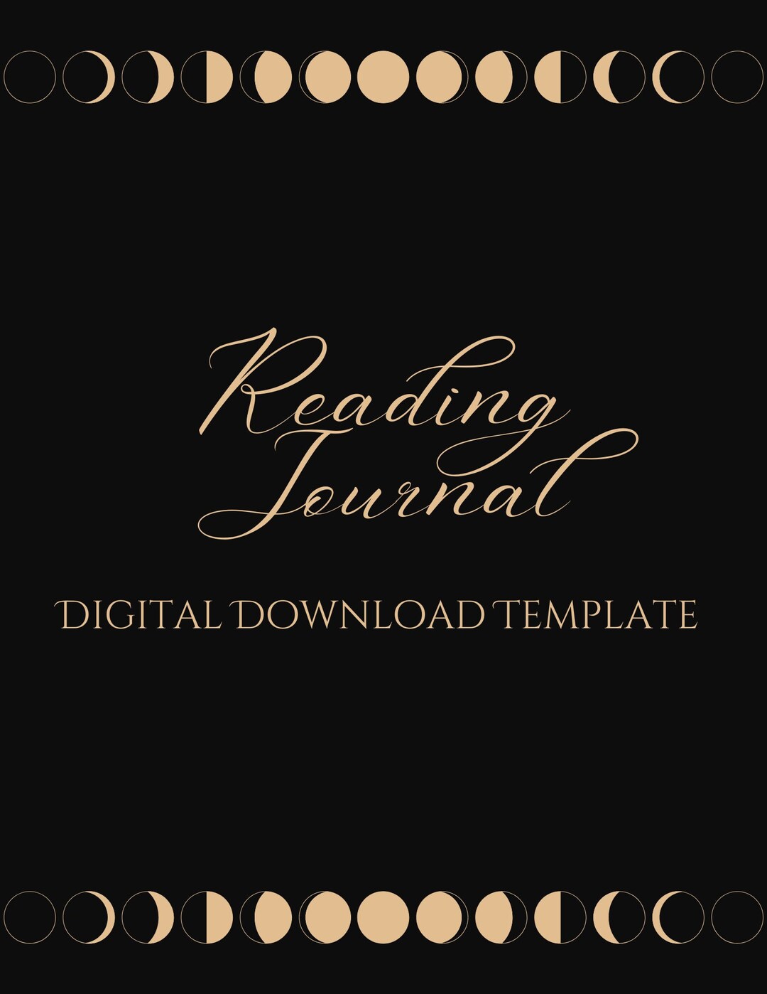 Dark Academia Reading Journal Digital Download - Etsy
