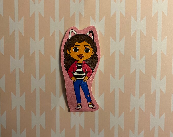 Gabby and Wednesday Faux Leather Snap Clip - Etsy