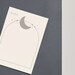 Printable Writing Paper Set of 2, Celestial Moon & Stars Note Paper ...