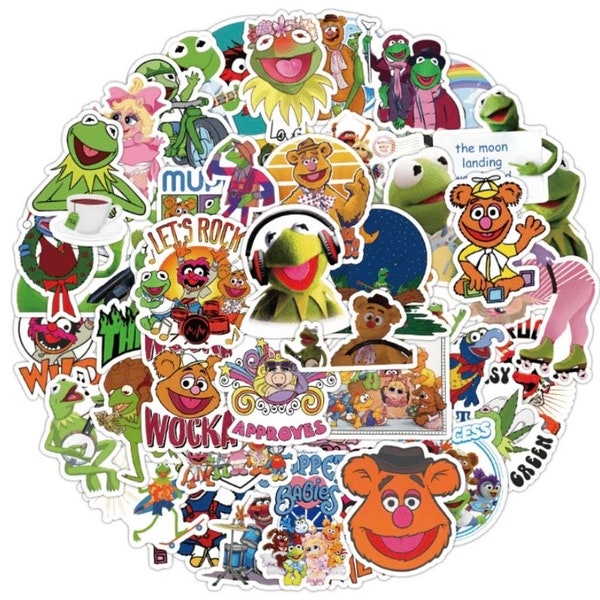 The Muppets Stickers - Etsy