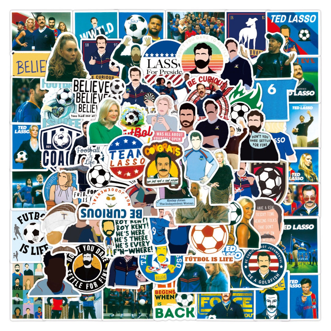 Ted Lasso Stickers 10-50 Pcs Kawaii Sticker Laptop - Etsy