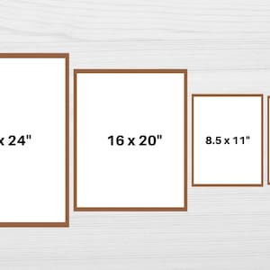 Set of 9 Educational Posters: Printable Pdfs for Playroom or School ...