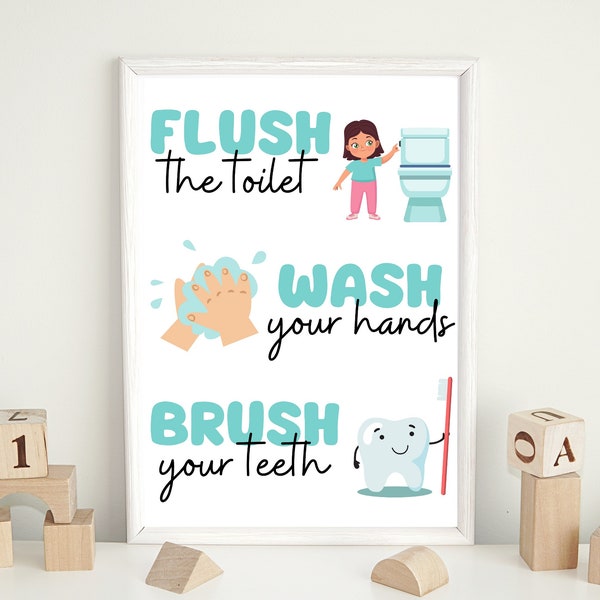 Flush and Wash - Etsy