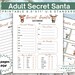 Secret Santa Survey, Secret Santa Questionnaire, Secret Santa Sign Up ...