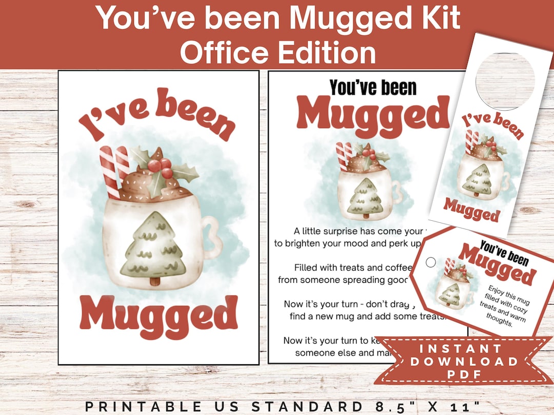You've Been Mugged, You've Been Mugged Office, Gift Exchange Game ...