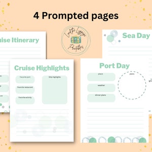 Printable Cruise Journal Travel Journal Cruise Journal - Etsy