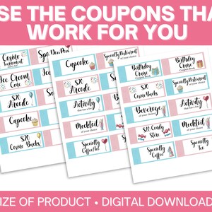 Birthday Cruise Coupon Book, Printable Cruise Coupons, Cruise Gift ...