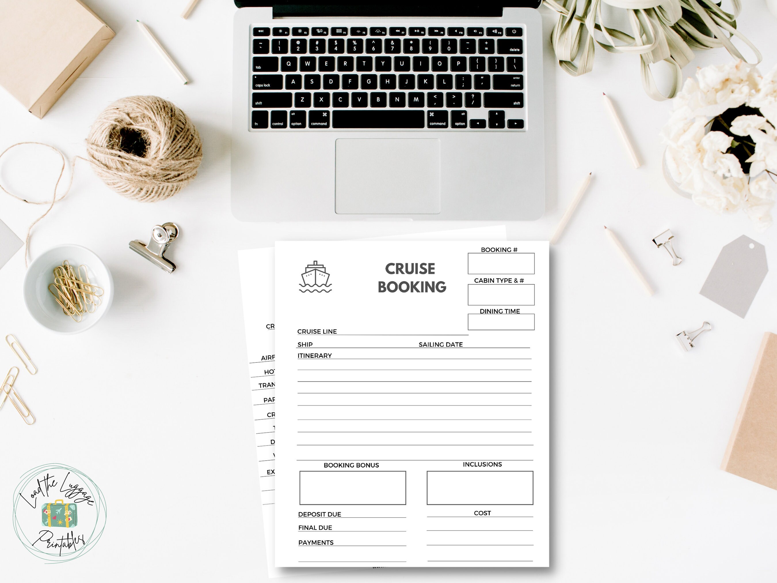 Cruise Planner, Cruise Planning Kit Printable, Cruise Planner Printable ...